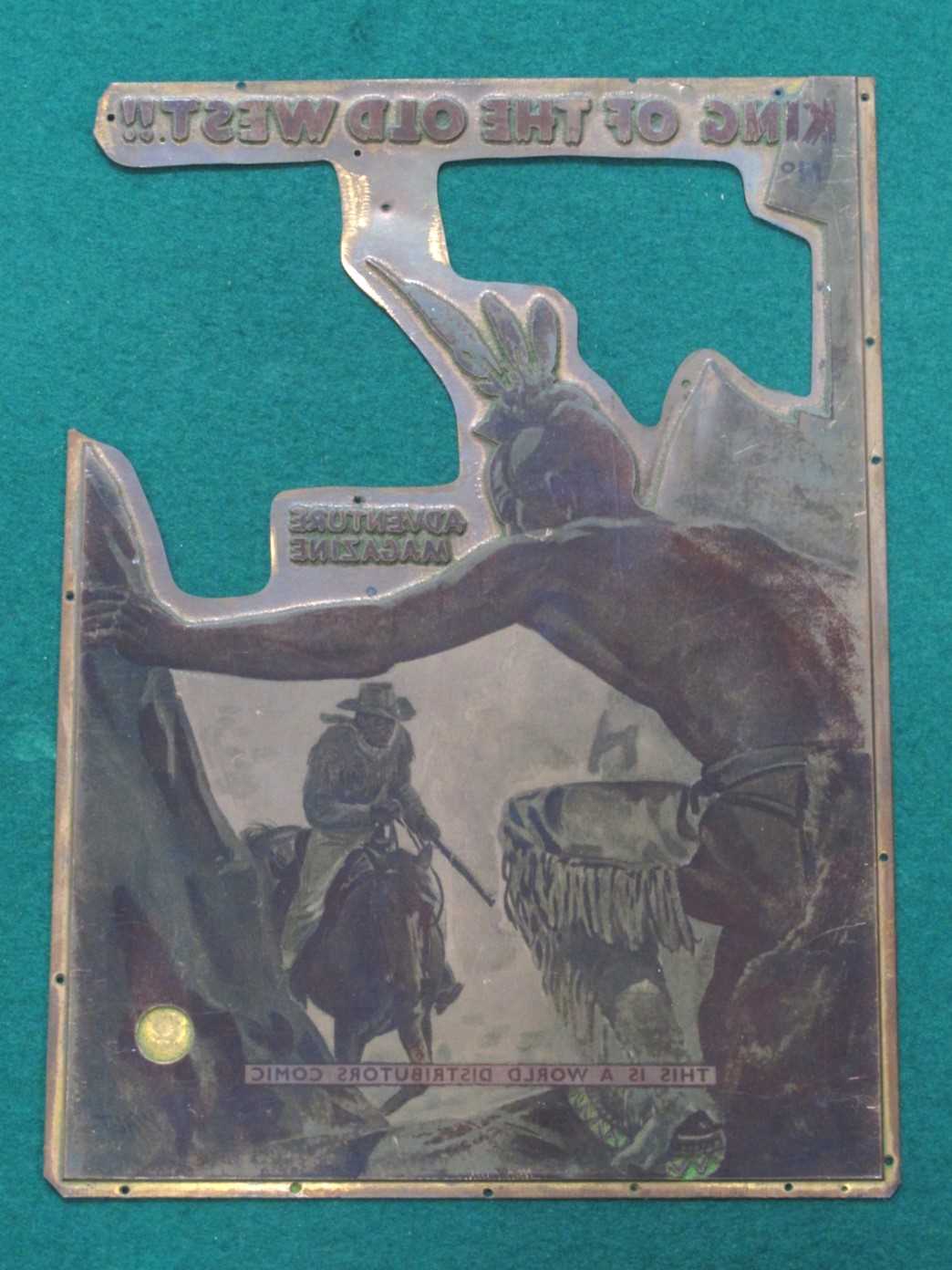 Lot 428 - A Post War Copper Based Lithographic Comic