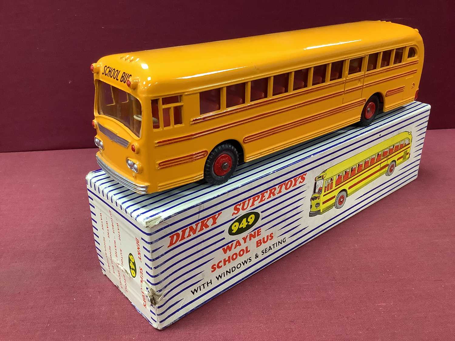 Lot 796 - Dinky Supertoys No 949 Wayne School Bus,