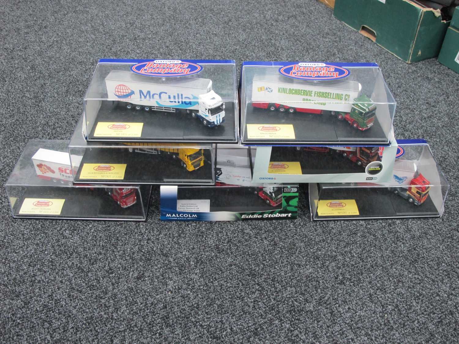 Lot 820 - Seven 1:76th Scale Diecast Model Commercial