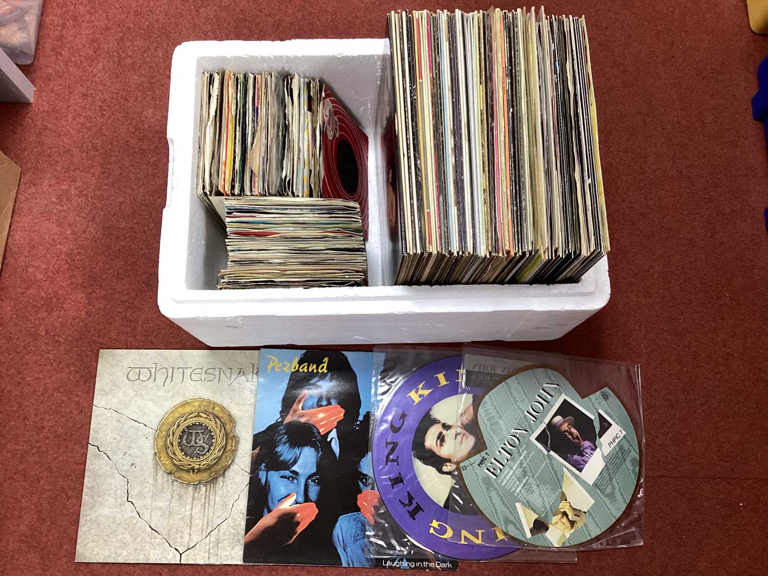 Lot 446 - 1980s Interest LPs, 12" and 7" Singles, 42