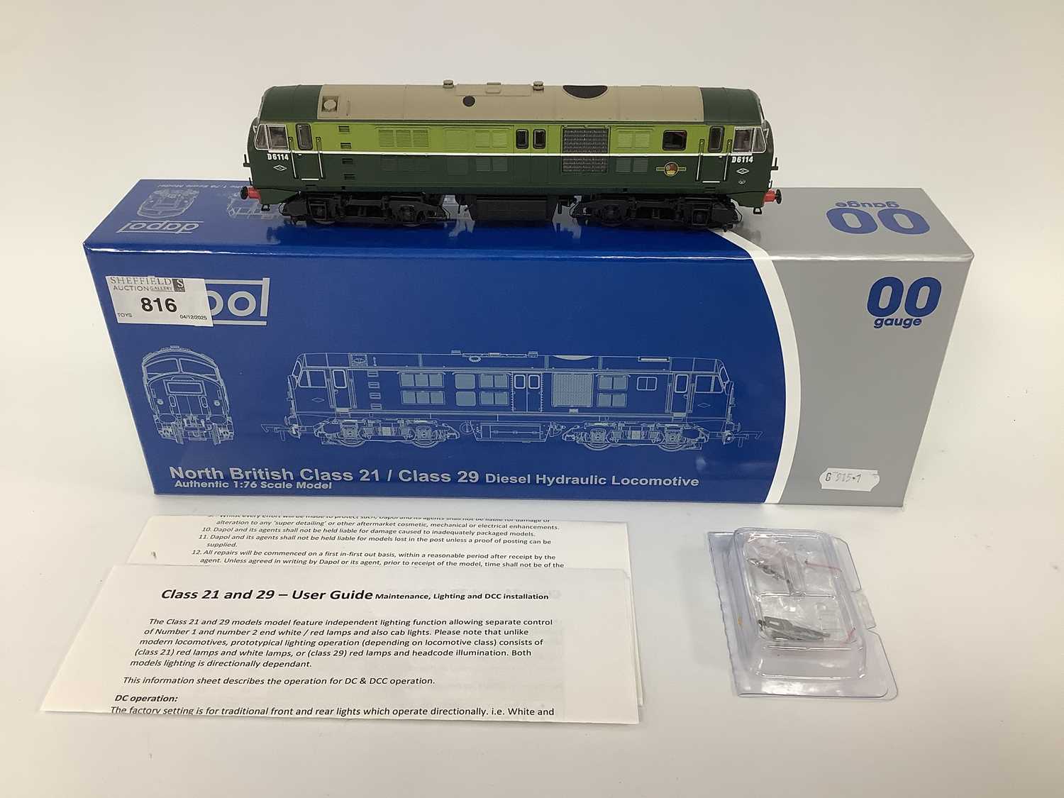 Lot 816 - A Dapol 'OO' Gauge #4D-014-001 Class 29