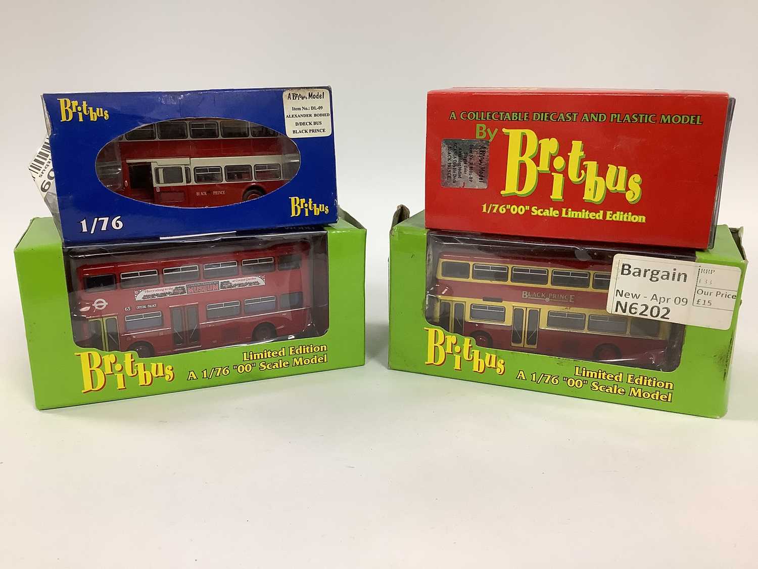 Lot 881 - Four Britbus 1:76 Scale Diecast Model Buses