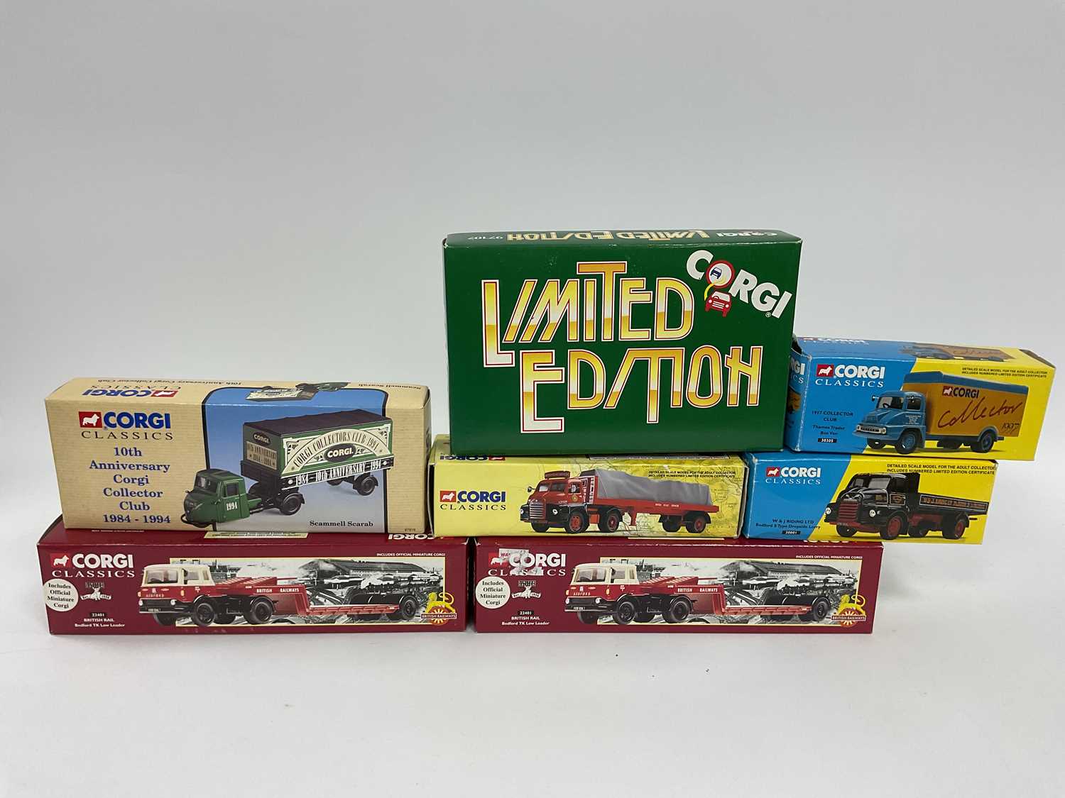 Lot 777 - Seven Corgi Diecast model commercial
