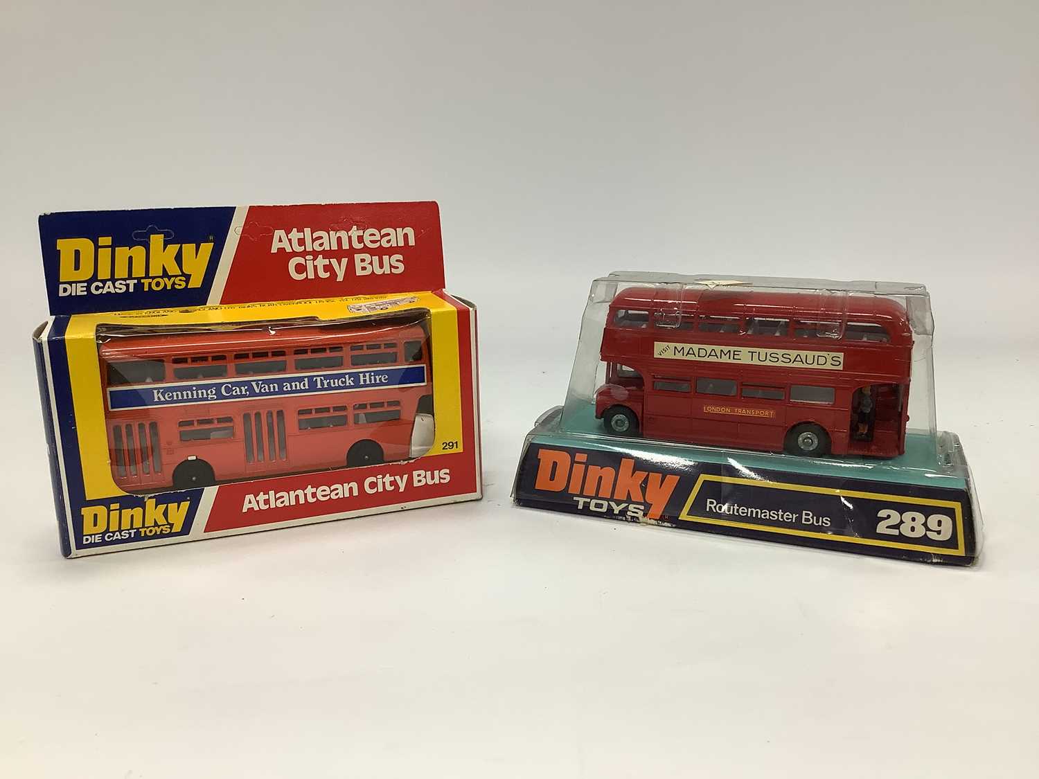 Lot 221 - Two Dinky Toys Diecast Model Buses. #289