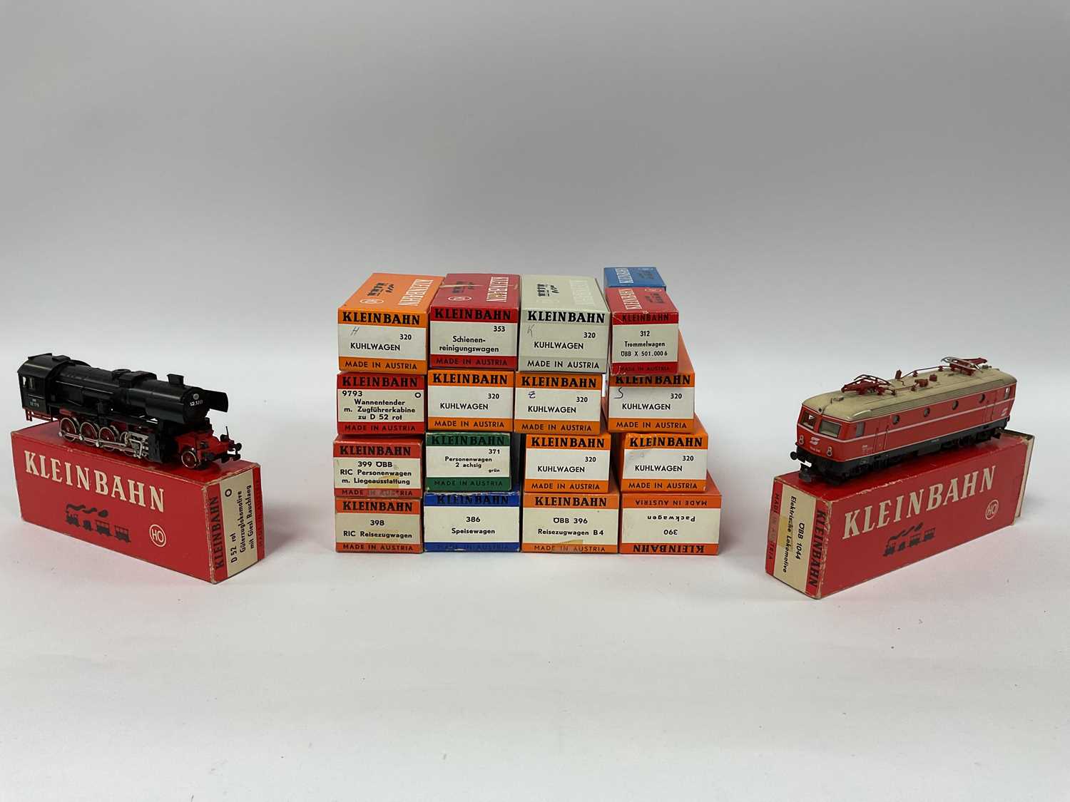 Lot 135 - A collection of boxed Kleinbahn HO scale,