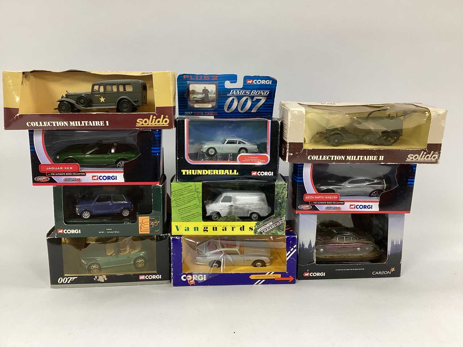 Lot 684 - Ten Diecast Vehicles by Corgi and Solido,
